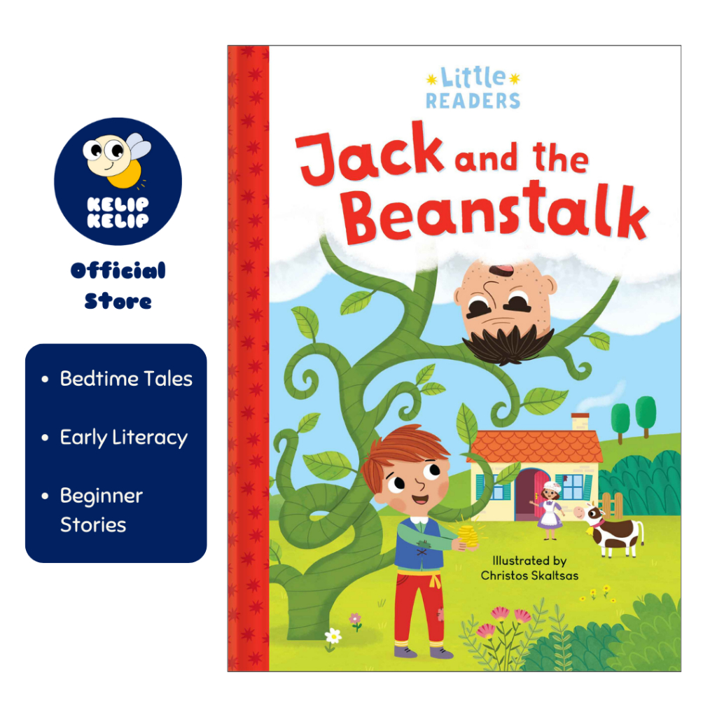 Little Readers Jack and The Beanstalk Hardcover Story Book for Kids to ...