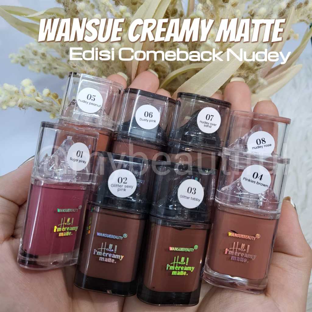WANSUE CREAMY MATTE EDISI COMEBACK NUDEY !! READY STOCK !! | Shopee ...