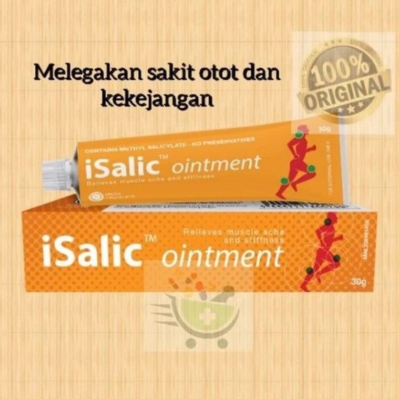 iSalic Ointment 30g (Melegakan sakit otot/Relieve muscle pain) | Shopee ...