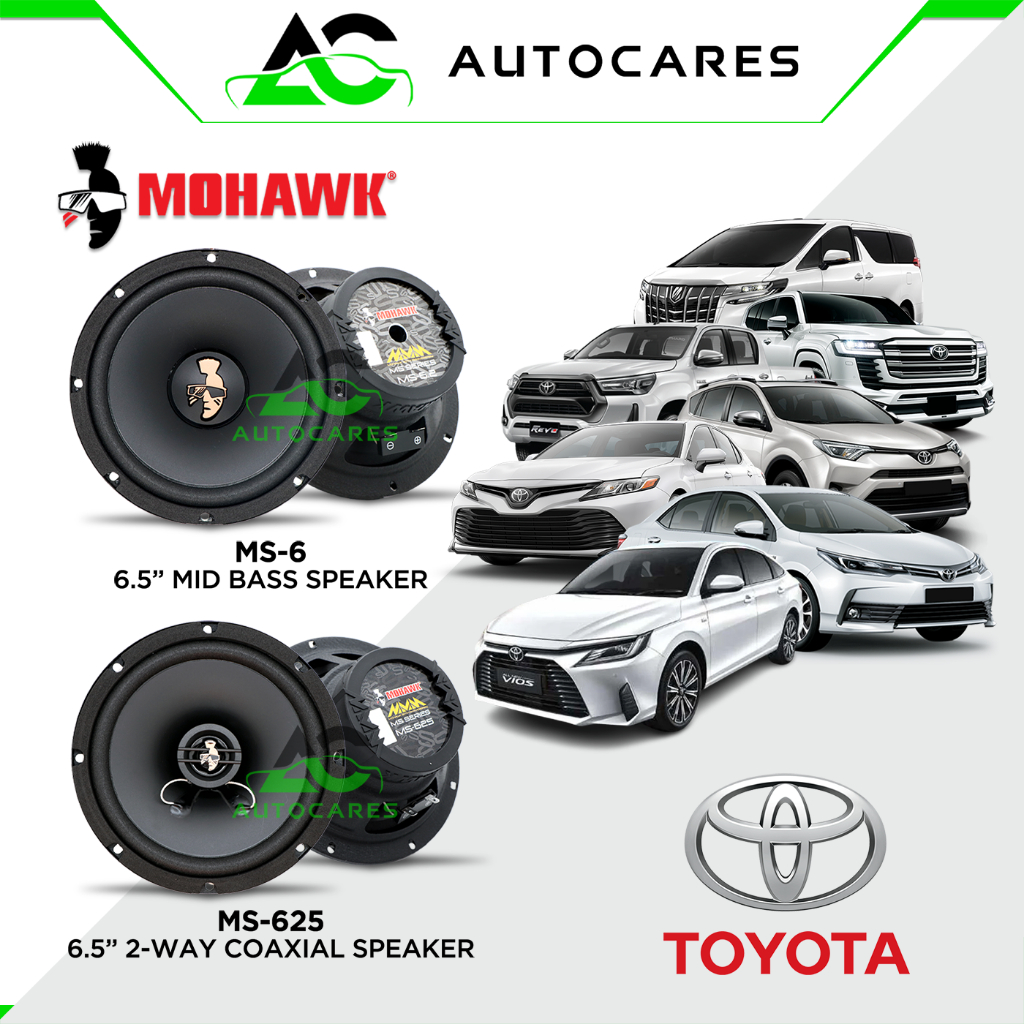TOYOTA Car Speaker MOHAWK MS 6.5" Car Speaker Mid Bass 6.5 Inch Mohawk ...