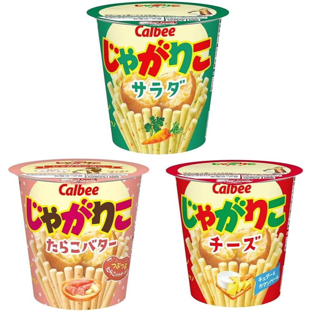 Japan Direct from Japan Calbee Jarariko Salad Cheese Tarako Butter ...