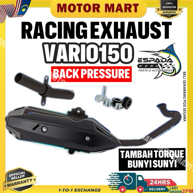 HONDA VARIO150 VARIO 150 RACING EXHAUST PIPE EJOS EXZOS PIPE BACK ...