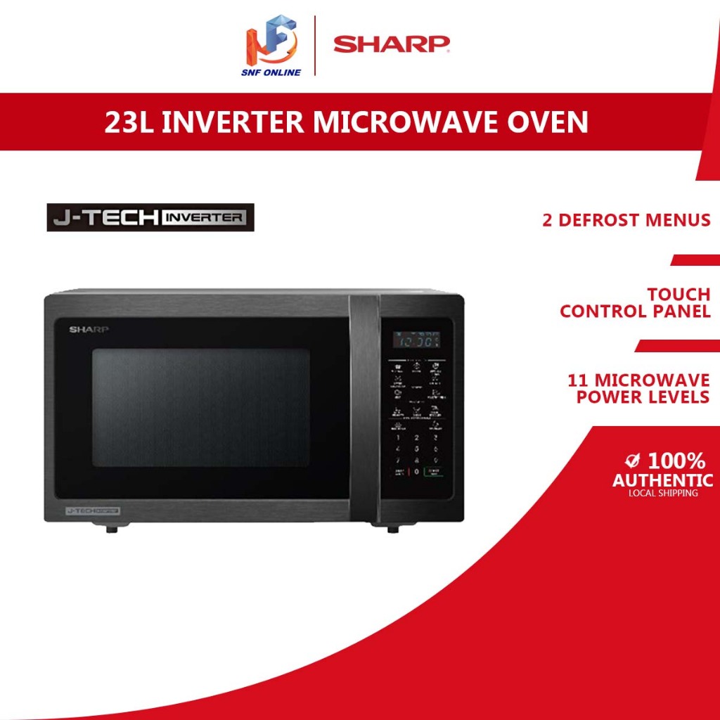 Sharp Pemanas Lauk - Microwave Oven 23L with J-Tech Inverter R259EBS ...