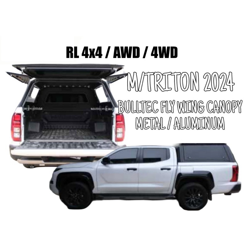 BULLTEC FLYING CANOPY Bt50 Triton Dmax hilux vigo revo rocco rogue ...