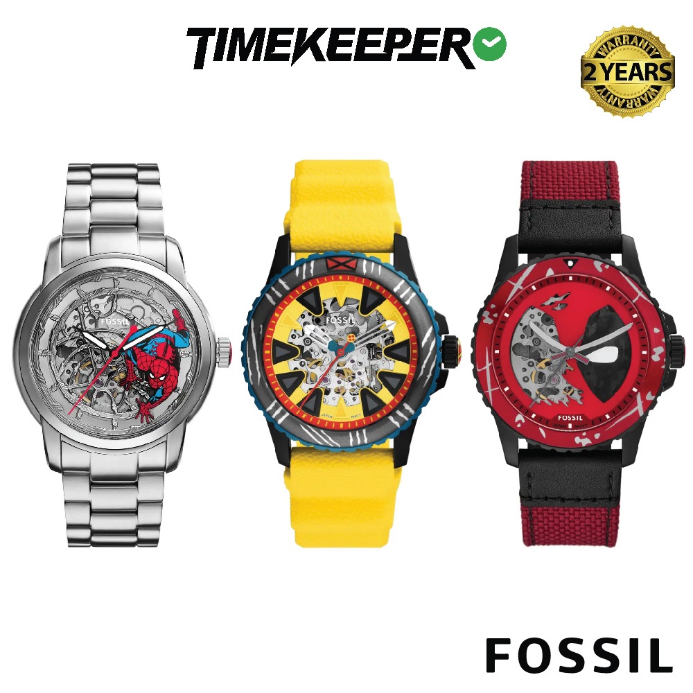 [NEW] Fossil Marvel Fossil Limited Edition Spiderman/ Deadpool ...