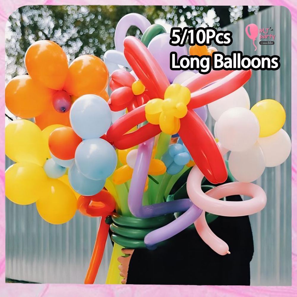 5/10pcs Long Latex Balloon Belon 260 Long Balloons Birthday Wedding ...