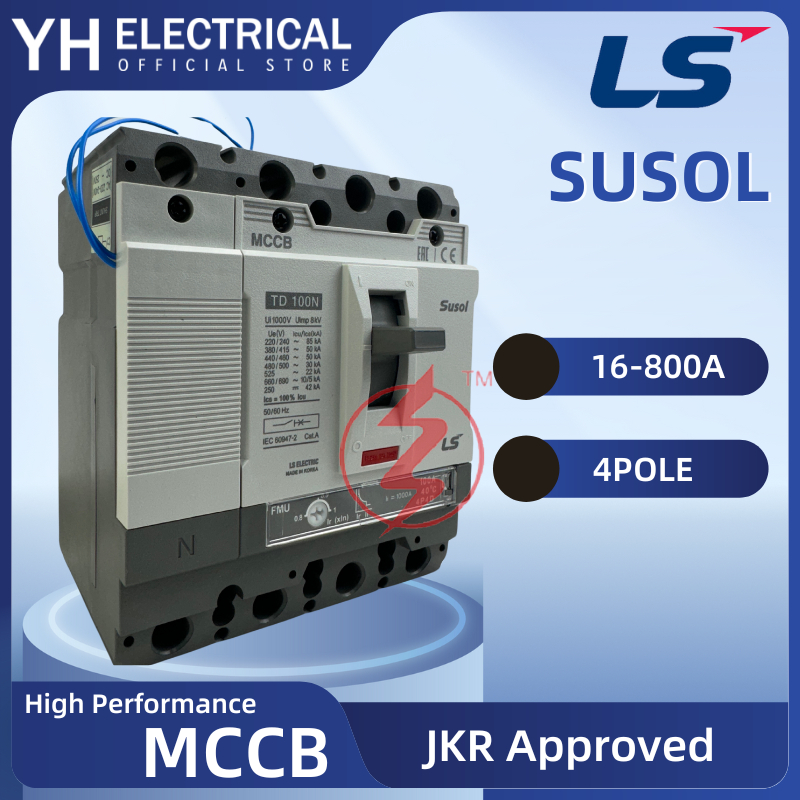LS Electric SUSOL 16 to 400A 4POLE MCCB 50/65KA | Shopee Malaysia