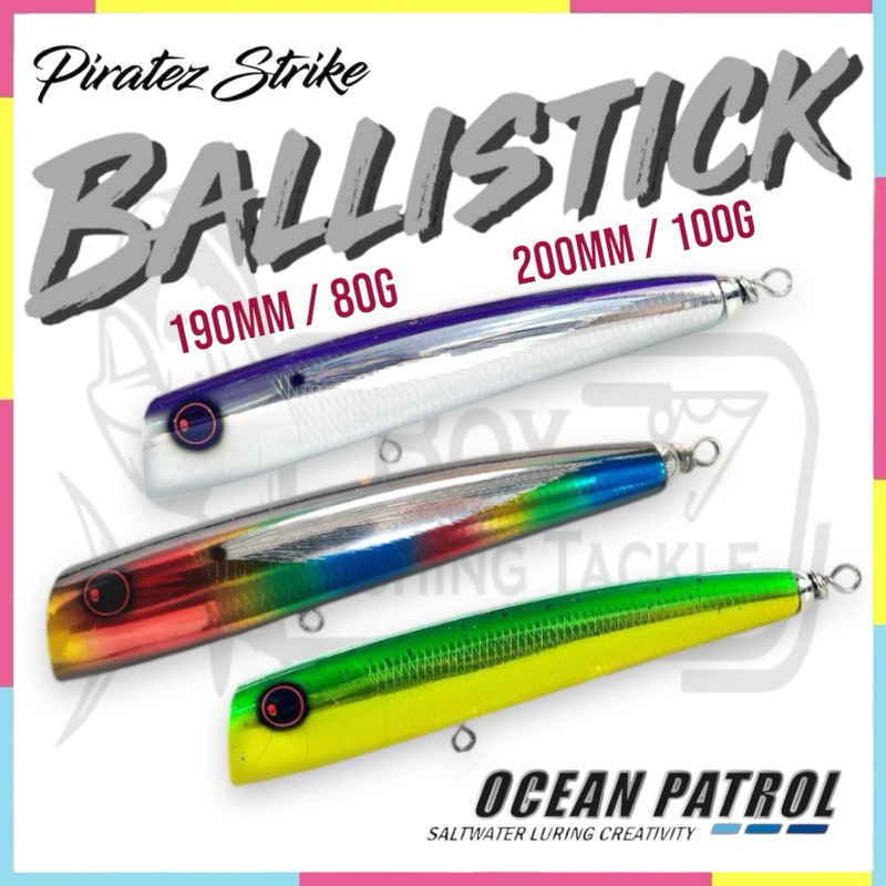 2024 PIRATEZ STRIKE OCEAN PATROL BALLSTICK DIVING POPPER PENCIL POPPER ...