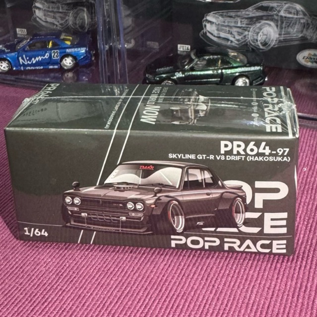 Pop Race Skyline GT-R V8 Drift Hakosuka BLACK CHROME (SEALED) | Shopee ...