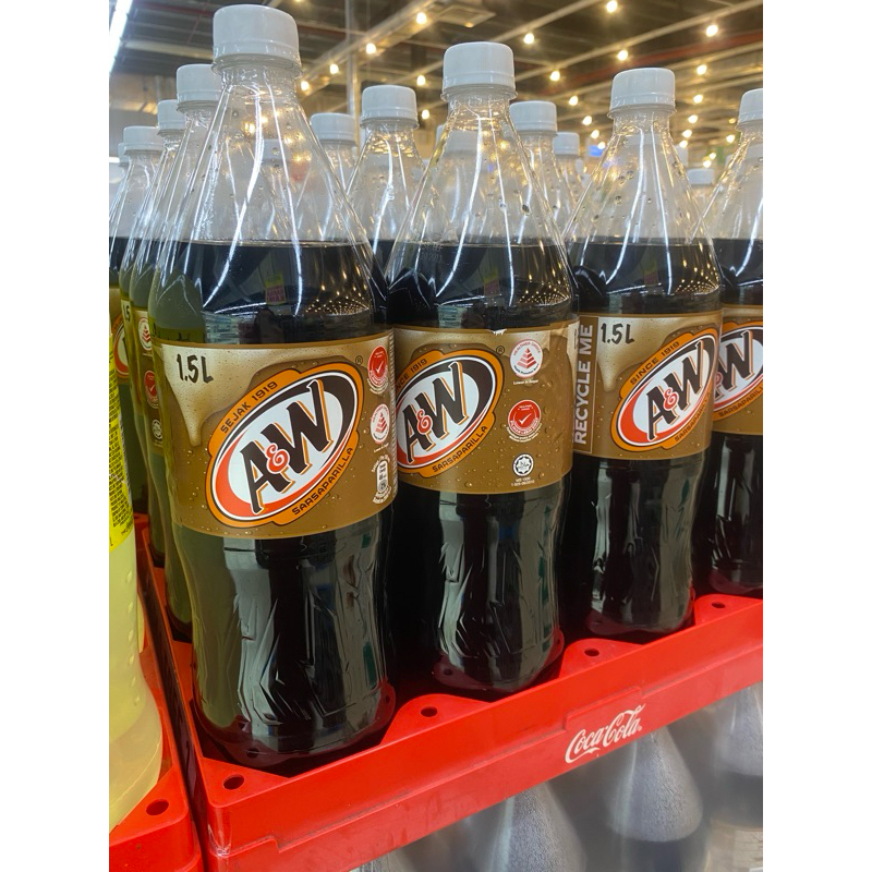 A&W SARSAPARILLA AIR BOTOL GAS 1.5L | Shopee Malaysia