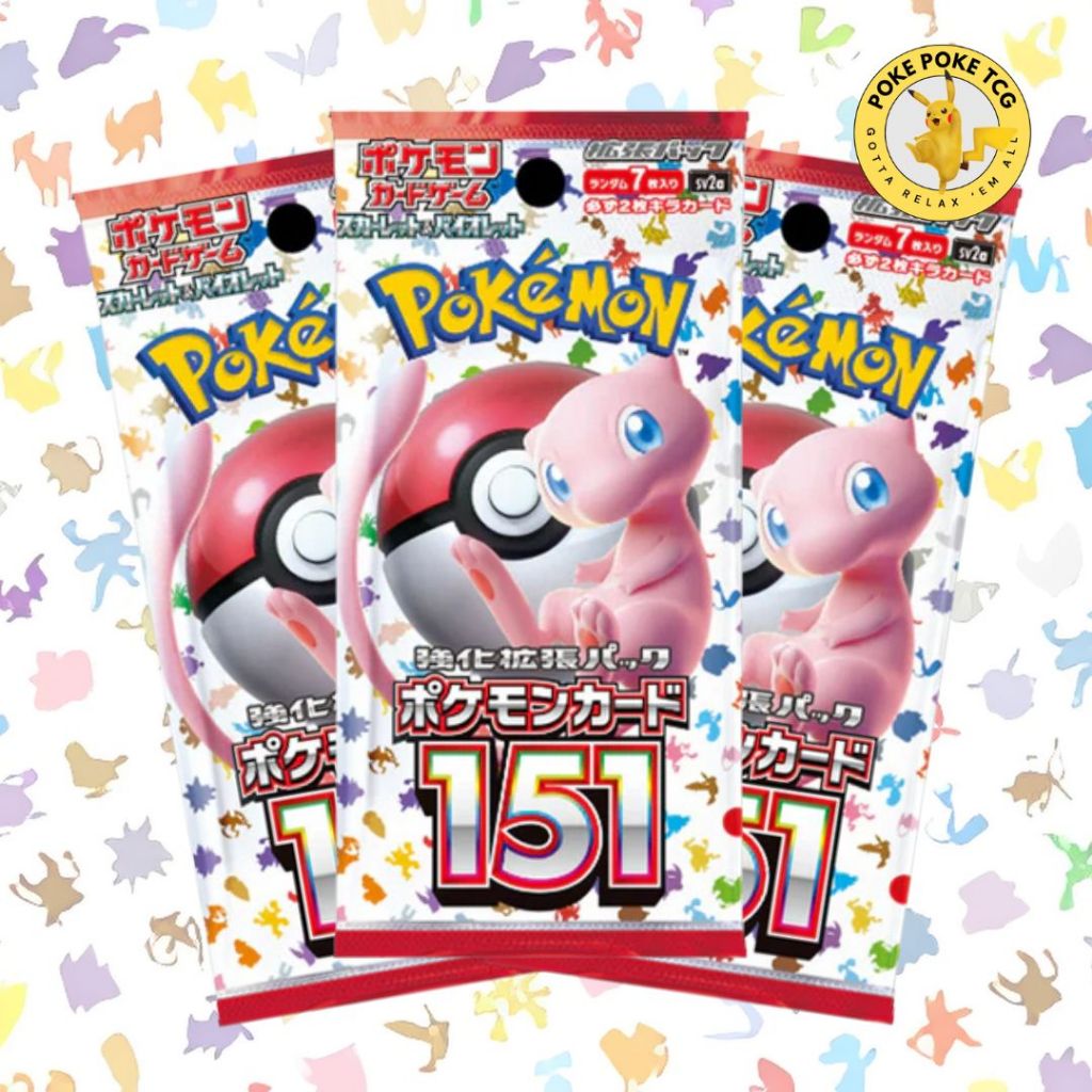 151 Pokemon Japanese Version (Buy 1 Free 1) | Shopee Malaysia