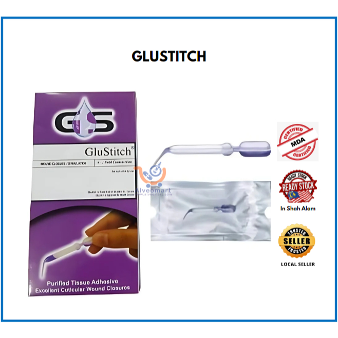 GLUSTITCH 0.2ML (wound closure tissue adhesive)-1pc | Shopee Malaysia