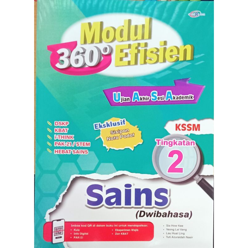 MODUL 360 EFISIEN UASA SAINS (DWIBAHASA) TINGKATAN 2 KSSM | Shopee Malaysia
