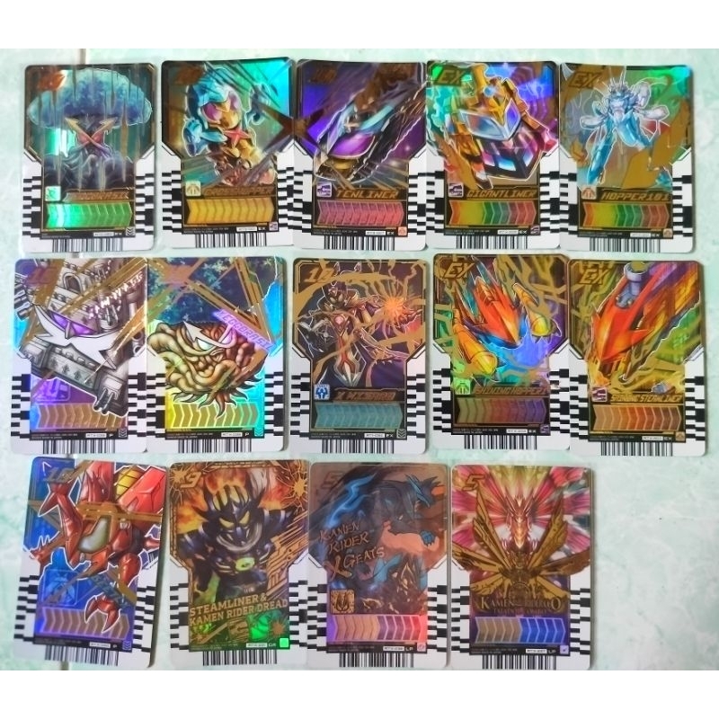 DX EX & Parallel Ride Chemy Trading Card Kamen Rider Gotchard | Shopee ...