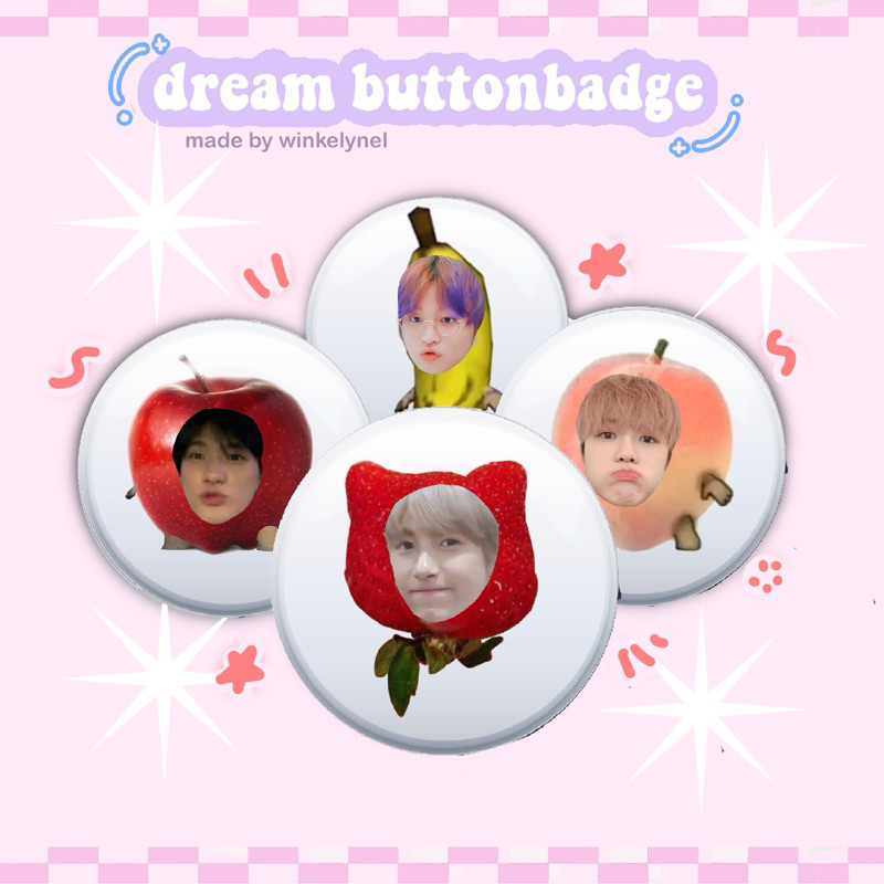 nct dream button badge ( fruit ver ) | Shopee Malaysia