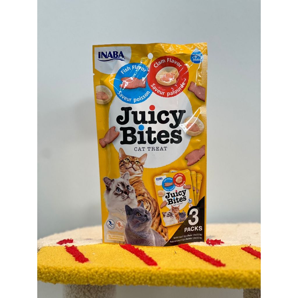 Inaba Juicy Bites Tuna & Chicken / Fish & Clam / Scallop & Crab ...