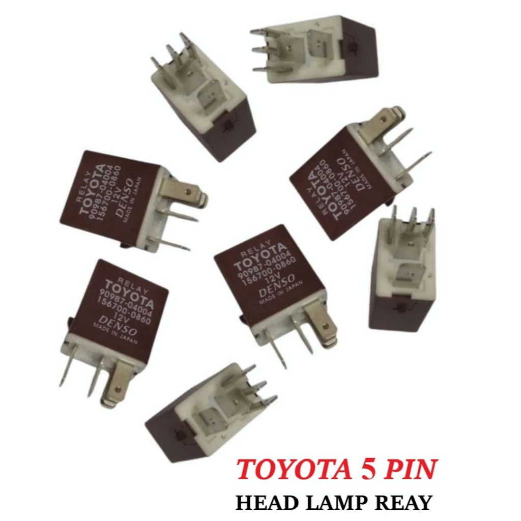 HEAD LAMP RELAY TOYOTA 5PIN (OLD MODEL) / TOYOTA 5 PIN STARTER RELAY ...