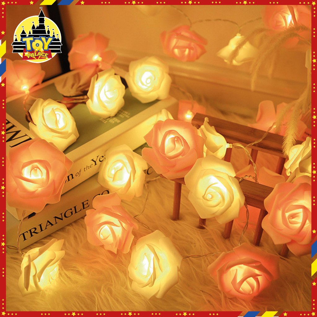 LED Rose Flower String Light USB Operated Decoration Rose Lights for ...