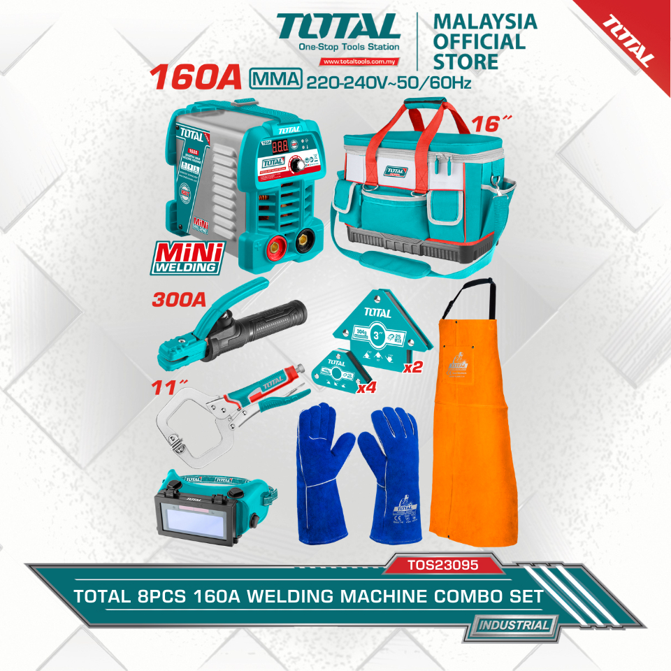 TOTAL 8 Pcs Welding machine tools set - TOS23095 | Shopee Malaysia