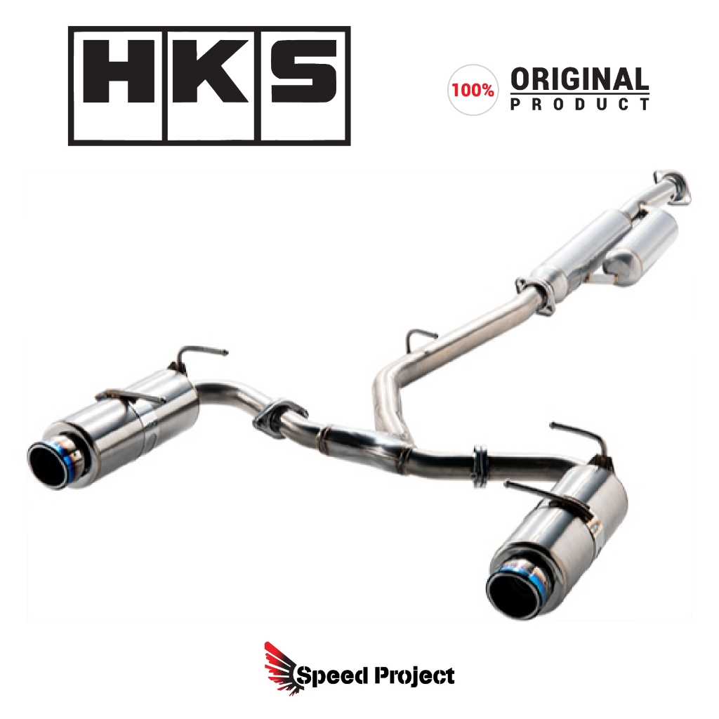 Toyota GT86 FT86 ZN6 / Subaru BR-Z BRZ ZC6 2012+ - HKS Hi-Power Spec-L II / Spec-L2 Exhaust ...
