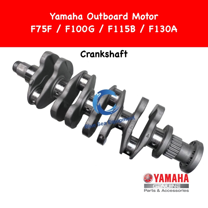 Original Crankshaft for F115B F130A Yamaha Outboard - 6EK-11410-01 ...