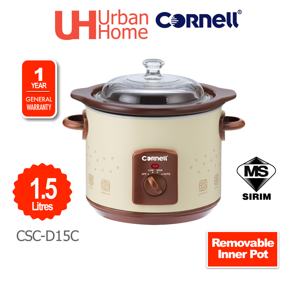 Cornell/Faber Slow Cooker ( 1.5L ) CSC-D15C / FSC-150BK | Shopee Malaysia
