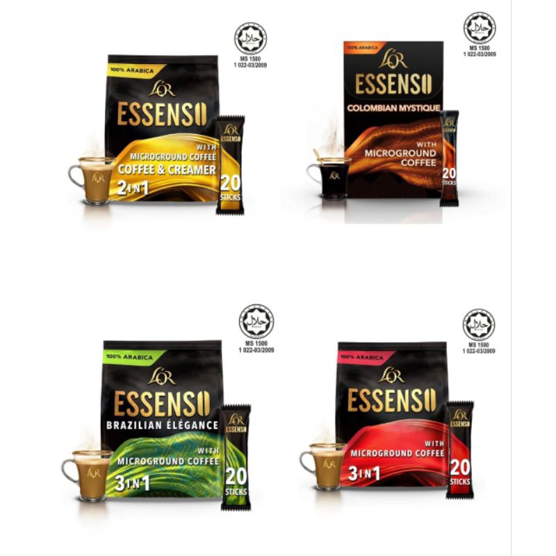 LOR ESSENSO Regular | Colombian Blend & Mystique | Coffee & Creamer ...