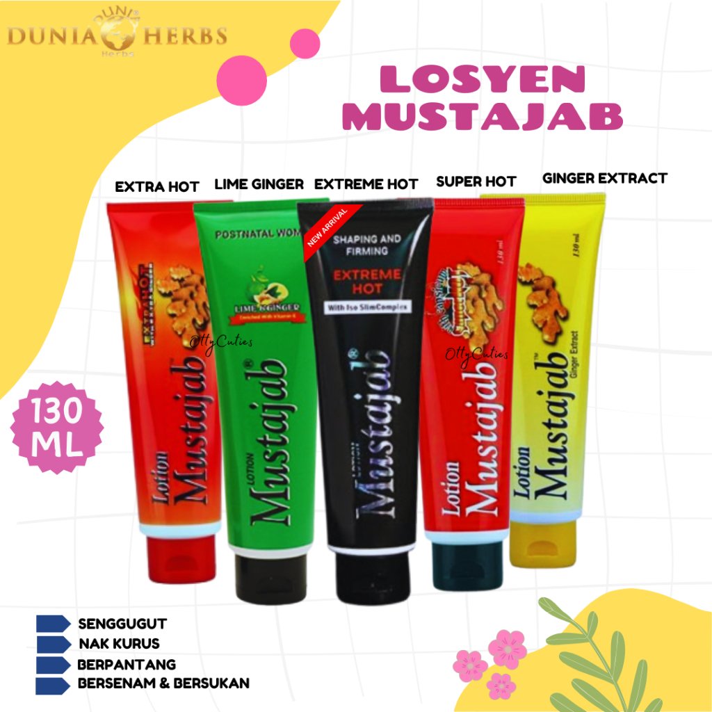 LOSYEN DUNIA HERBA MUSTAJAB | LOSYEN PANAS | LOSYEN BERPANTANG | Shopee Malaysia