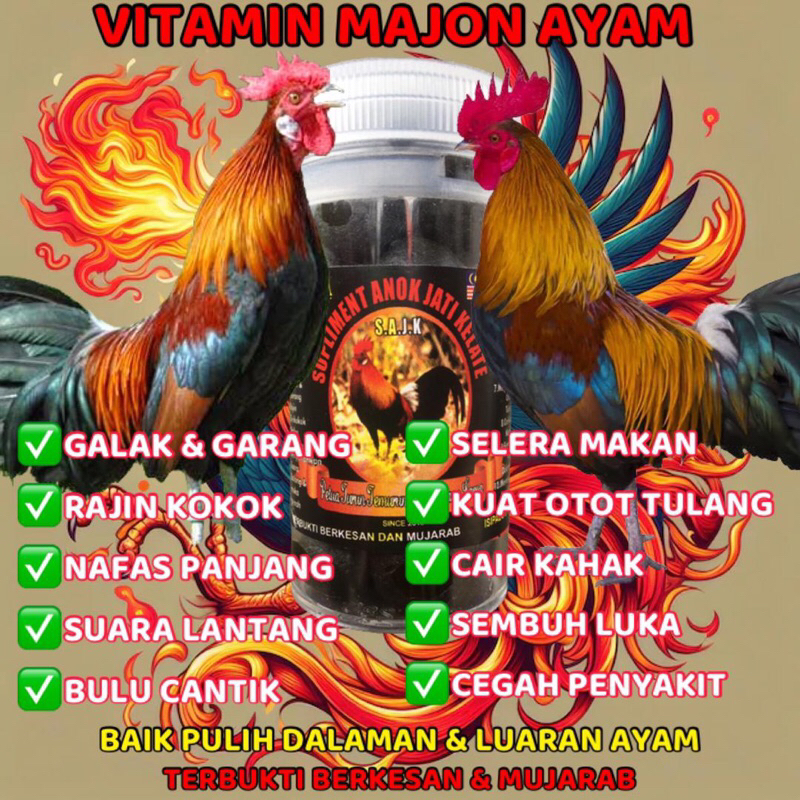 Vitamin majon harian ayam SP | Shopee Malaysia
