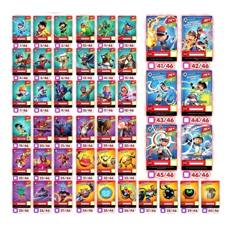 Kad Boboiboy Monsta Galaxy Card Choki Choki | Shopee Malaysia