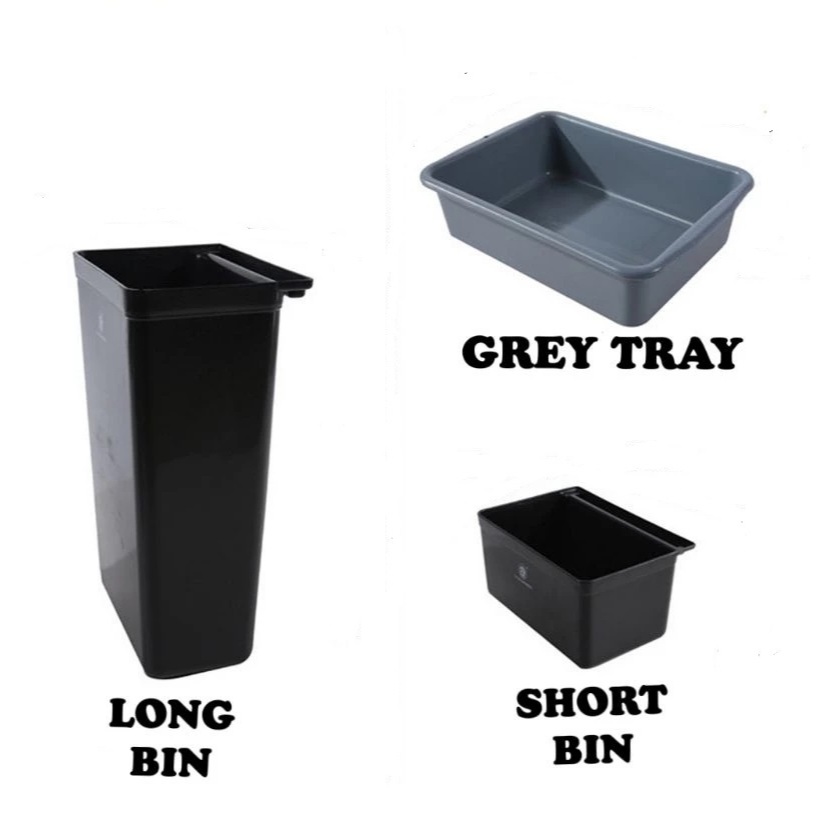 Dustbin Collector Tray Basin Storage Case Tong Bekas Trolley | Shopee ...