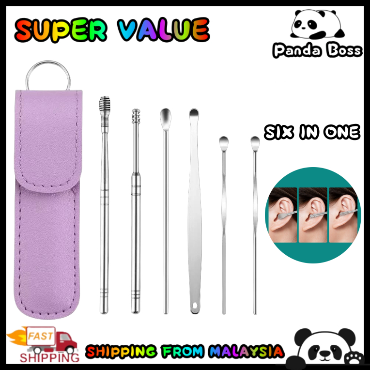 【Ready Stock】Portable Stainless Steel Ear Picking Portable Ear Wax ...