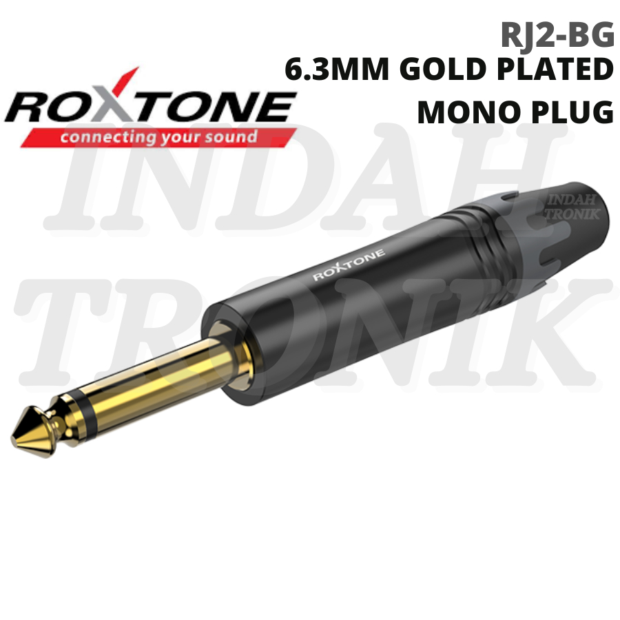 Roxtone 1/4" 6.35mm Male TS Inline Mono Plug Phono Jack Unbalance Audio Connector For Microphone ...