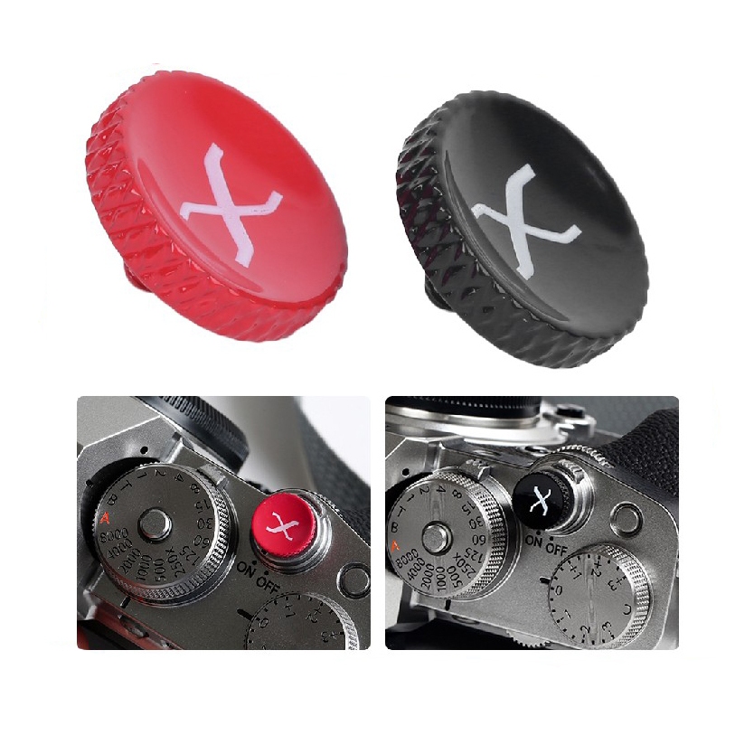 Metal Soft Touch Shutter Release Button for Fujifilm X Series Cameras Mirrorless DSLR SLR TLR ...
