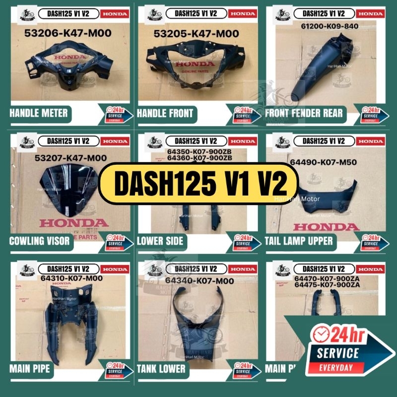 HONDA DASH125 FI Fuel Injection V1 V2 K47 Body Inner Set Original ...