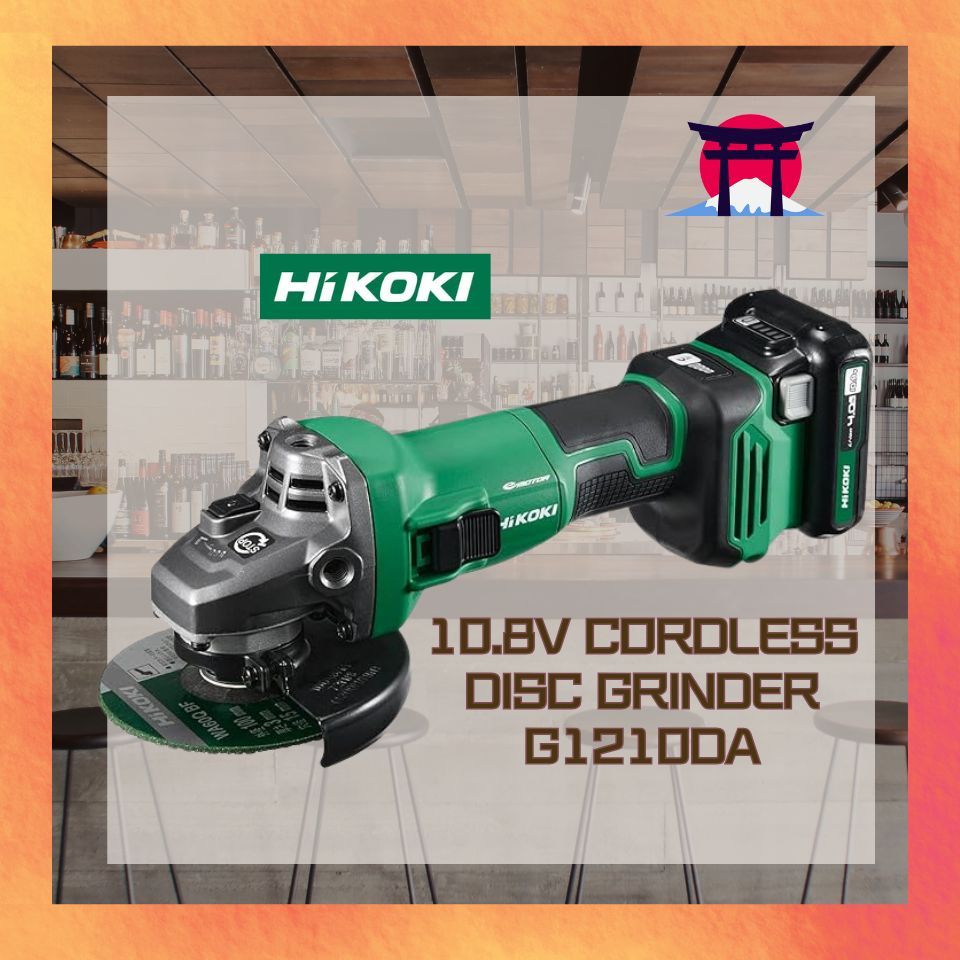 HiKOKI 10.8V Cordless Disc Grinder G1210DA (2LSK) | Shopee Malaysia