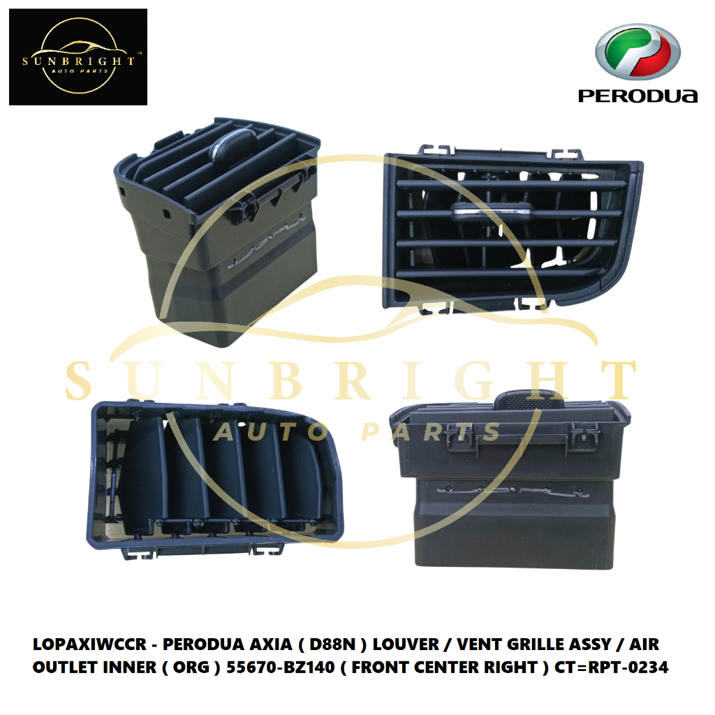 PERODUA AXIA ( D88N ) LOUVER / VENT GRILLE ASSY / AIR OUTLET INNER ...