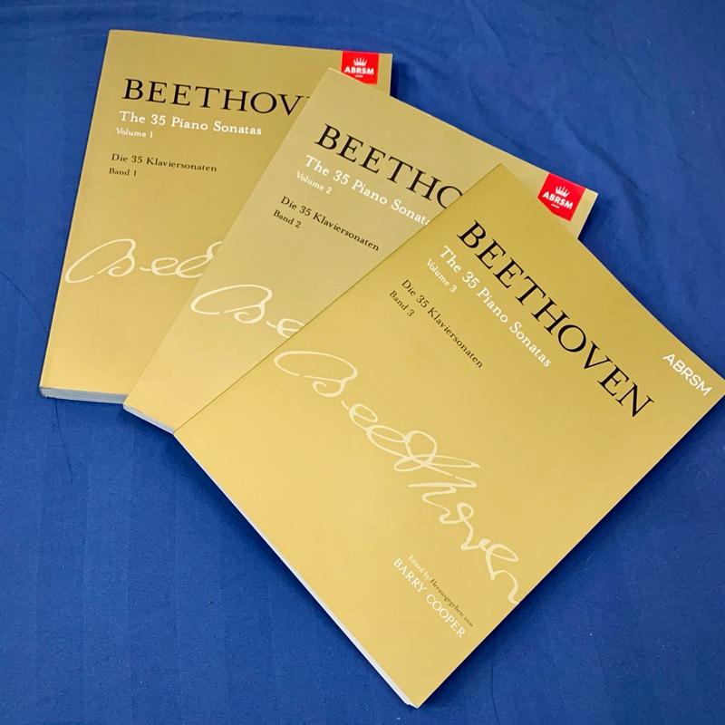 ABRSM Beethoven The 35 Piano Sonatas Volume 1, 2, 3 by Barry Cooper ...