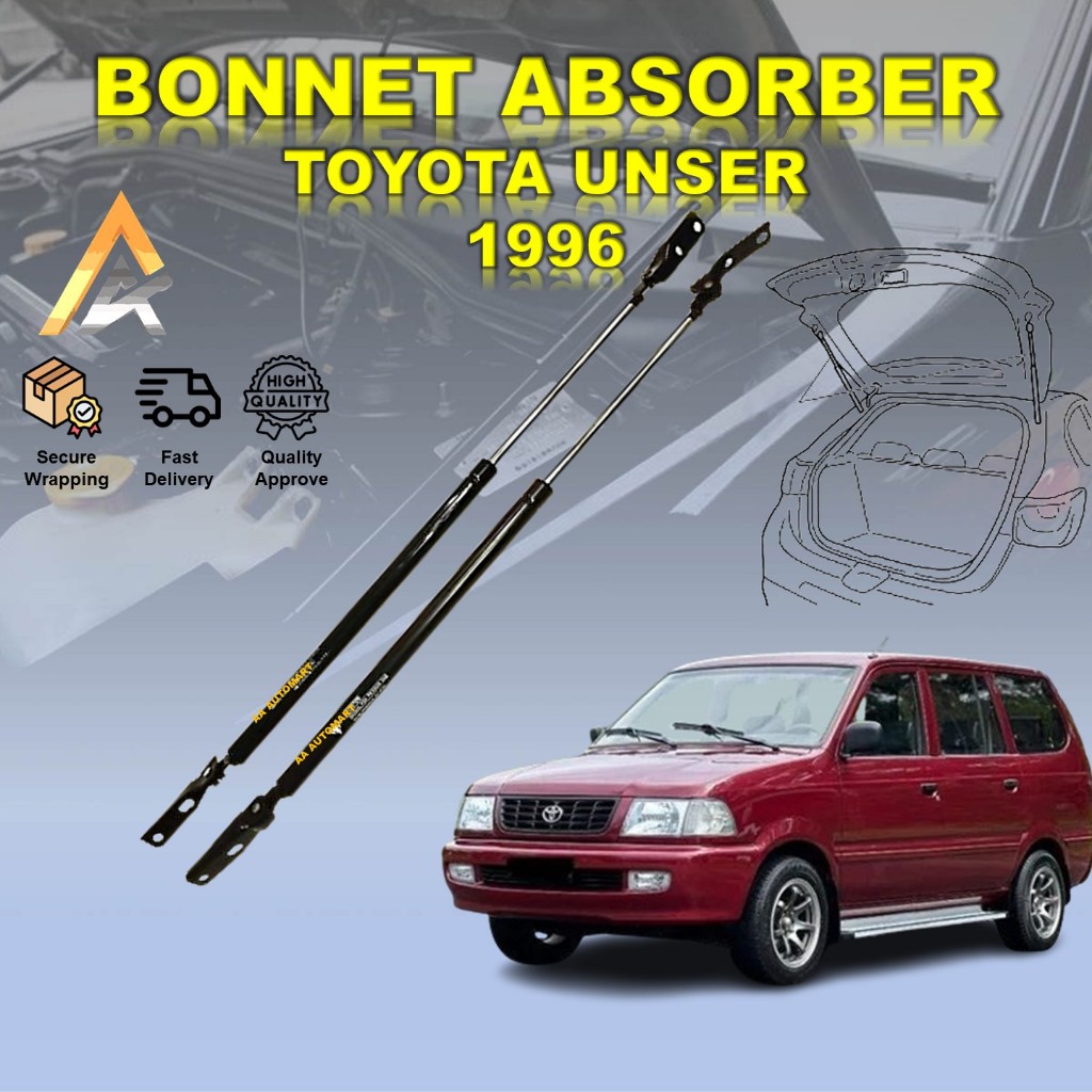 Warranty Toyota Unser 1996 All Model Rear Bonnet Damper Boot Absorber ...