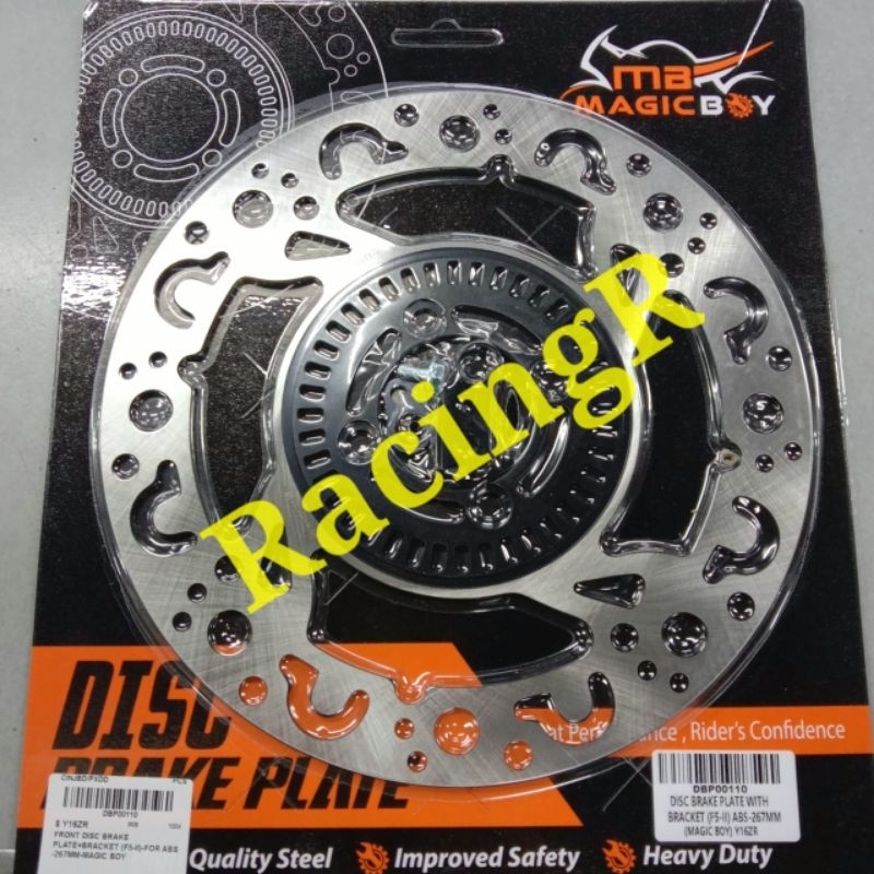 YAMAHA Y16 MAGIC BOY FRONT DISC BRAKE PLATE + BRACKET F5-II FOR ABS ...