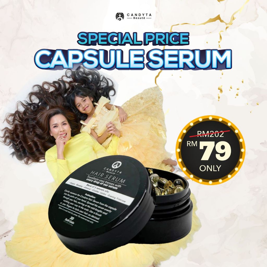 HAIR SERUM CAPSUL CANDYTA BEAUTE | Shopee Malaysia