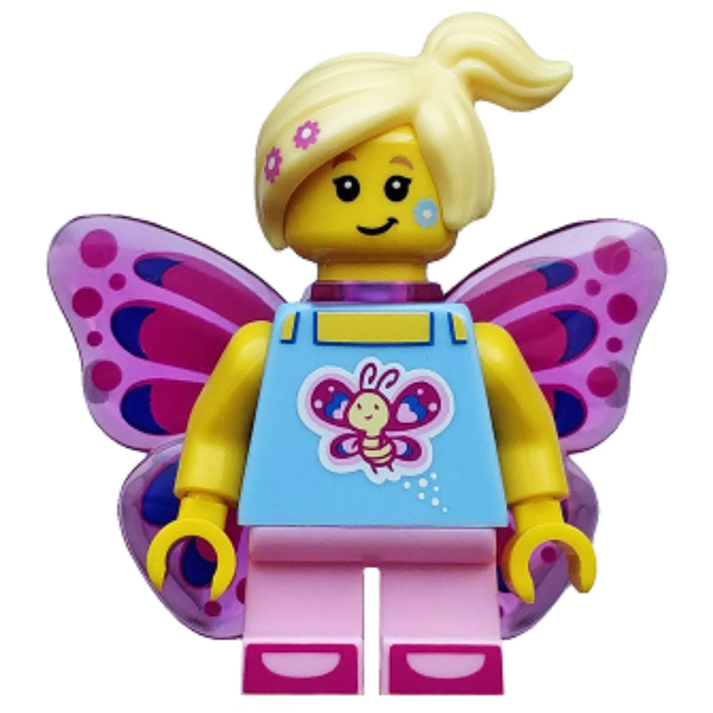 LEGO MINIFIGURE col292 Butterfly Girl, Series 17 (Minifigure Only ...
