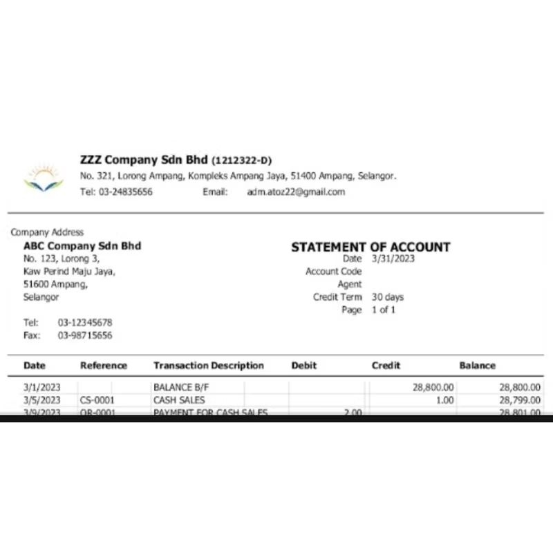 JGD [Ms Excel] SOA+Invoice+DO+Quotation+Purchase Order+Credit Note ...