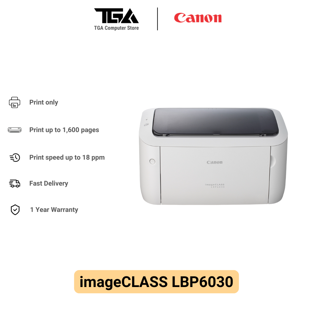 Canon imageCLASS LBP6030 Laser Printer (Free RM50 TnG & Toner Included) | Shopee Malaysia