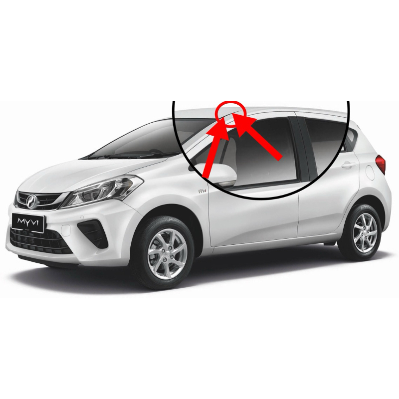 ORIGINAL PERODUA MYVI ECO D20N D51A 2017-2022 ROOF MOULDING GETAH ...