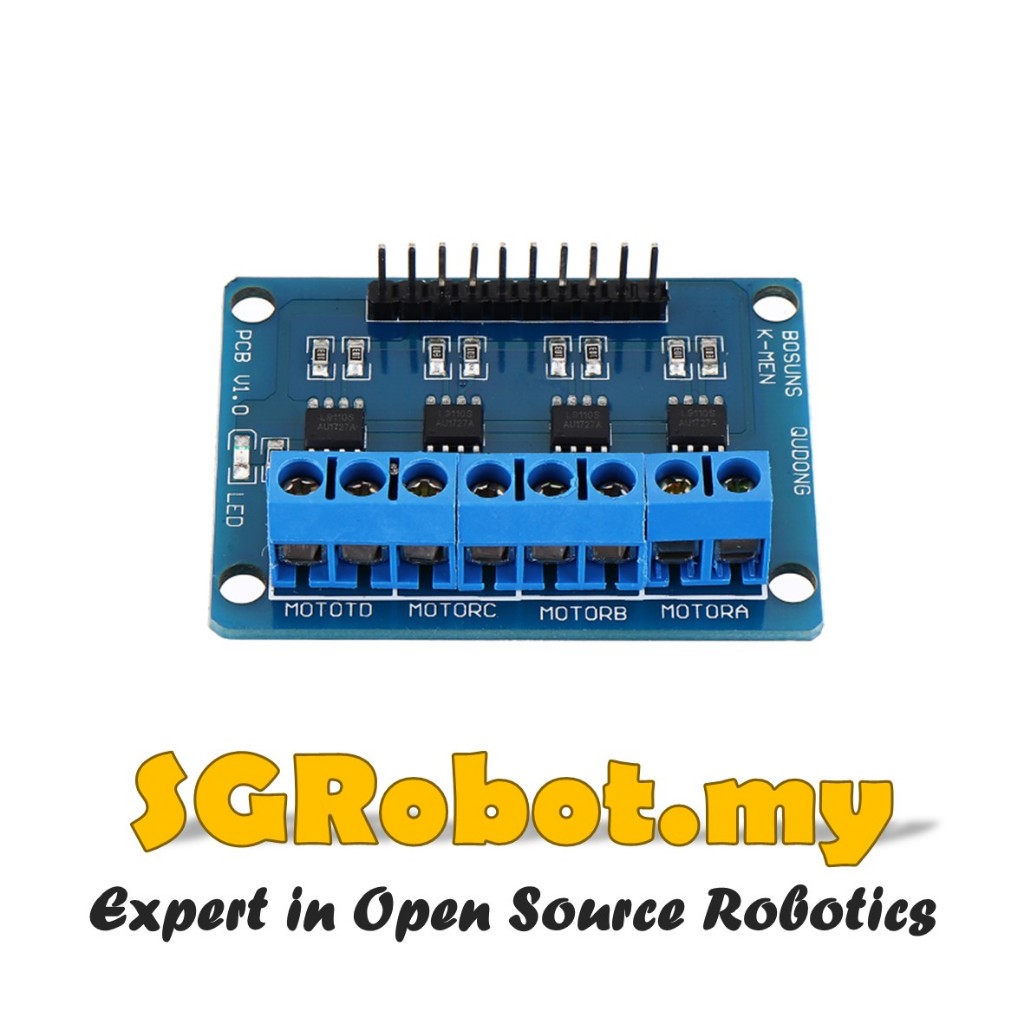 L9110S 4 Channel DC Stepper Motor Driver Board H Bridge L9110 Module ...