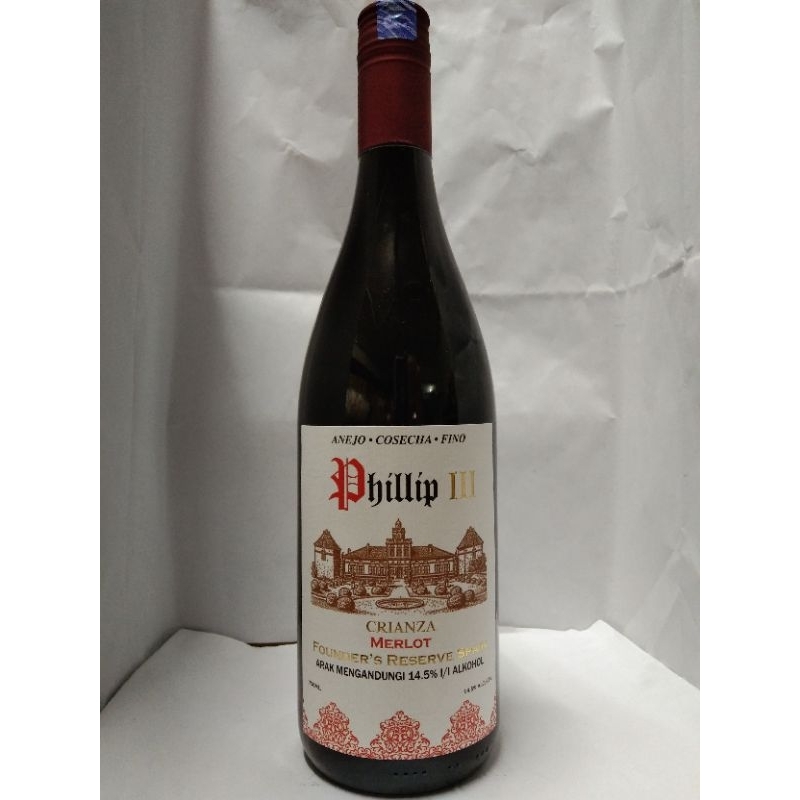 Phillip III (MERLOT) 750ml NON-HALAL | Shopee Malaysia