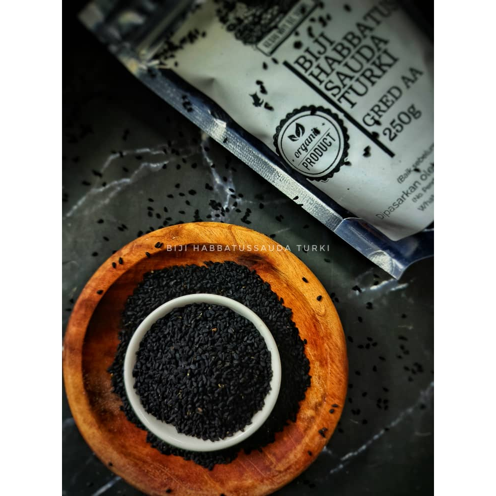 BIJI HABBATUS SAUDA TURKI GRED A 250 GRAM - TURKISH BLACK SEEDS NIGELLA ...
