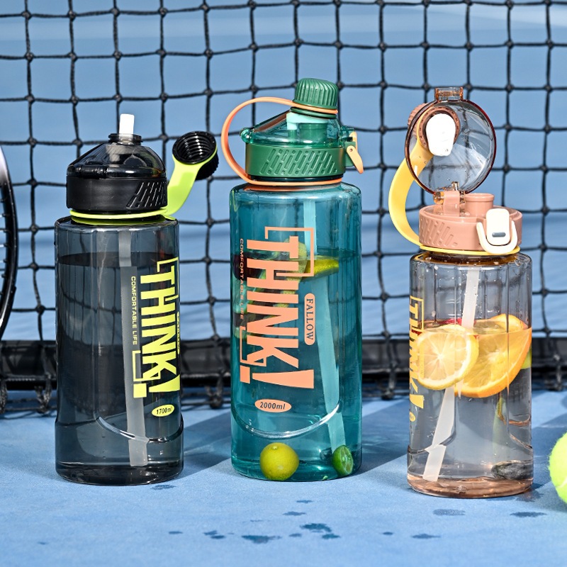 2000ML THINKS - Water Bottle Drinking Botol Air Besar Bekas Air Minuman ...