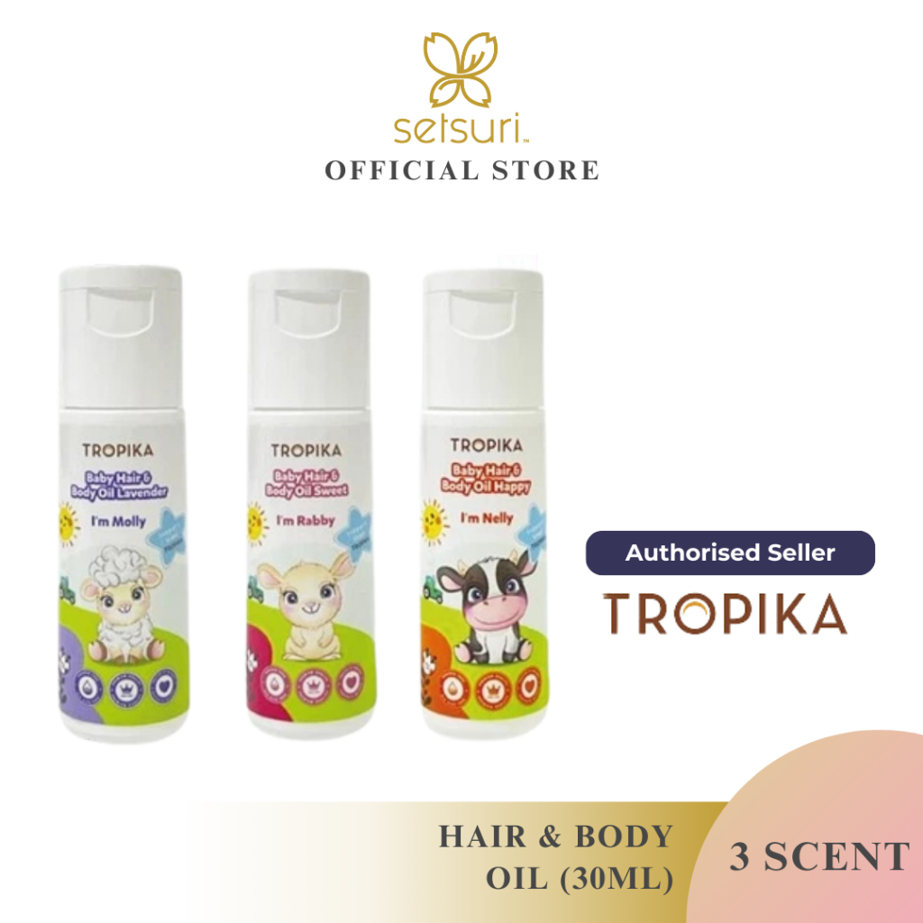 TROPIKA BABY BODY & HAIR OIL (30ML) | TROPIKA HAIR & BODY OIL (30ML ...